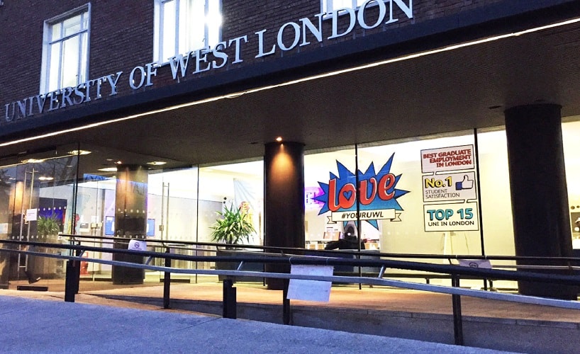PS London for The University of West London - Quality POS Graphics ...