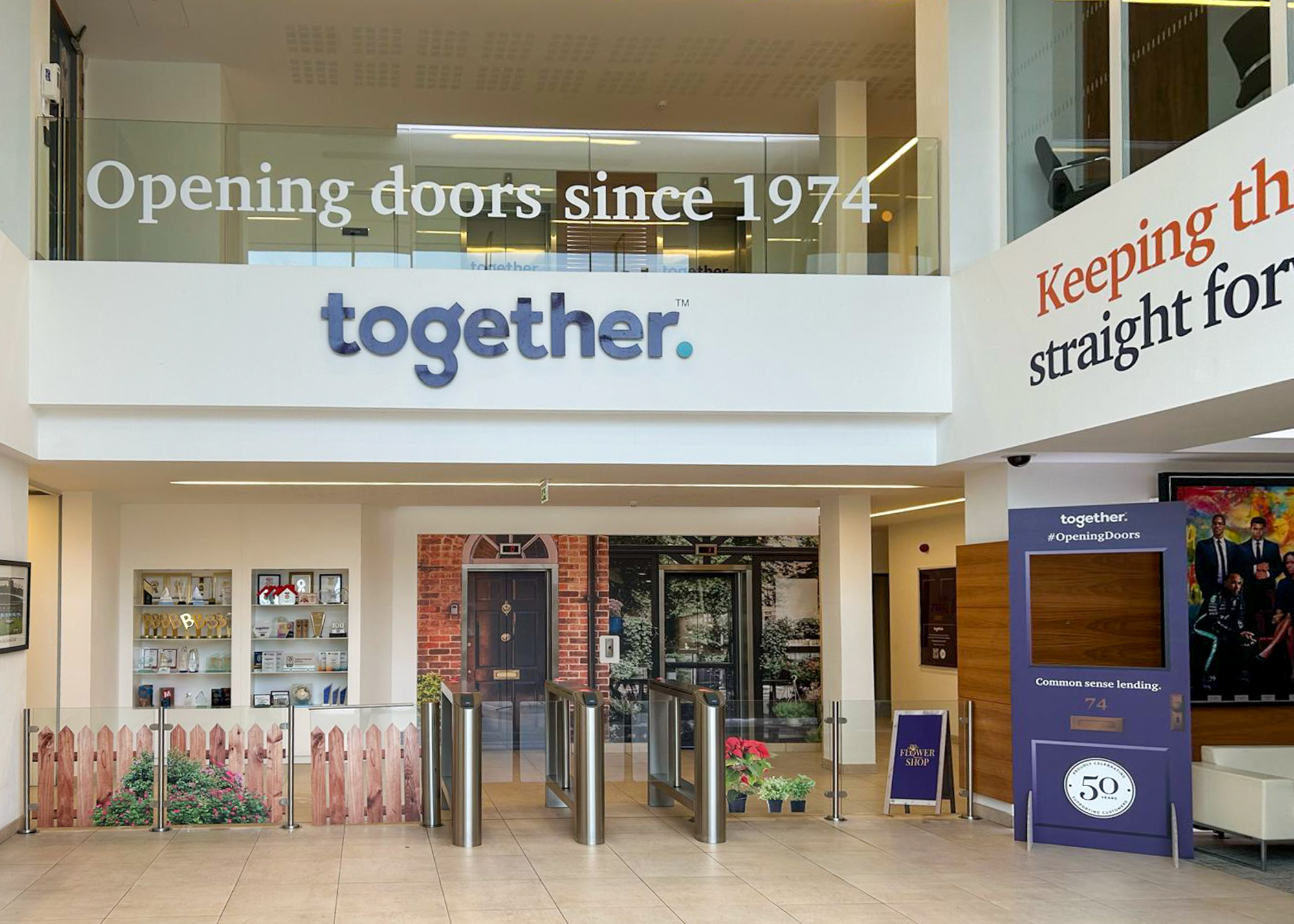 Come together. branding offices - Quality POS Graphics & Printing UK